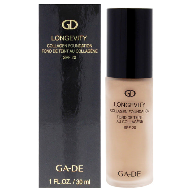 GA-DE Longevity Collagen Foundation Spf 20 - 502 Cool Beige By For Women - 1 Oz Foundation ...
