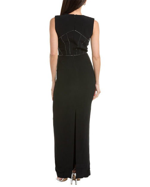 Et Ochs Sienna Flash Piping Gown | ShopSimon