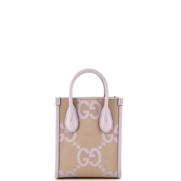 Gucci Vertical Tote Jumbo GG Canvas Mini | ShopSimon