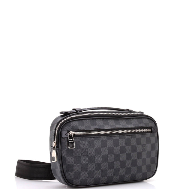 Louis Vuitton Ambler Waist Bag Damier Graphite | ShopSimon