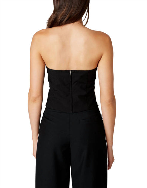 NIA Kato Top In Black | ShopSimon