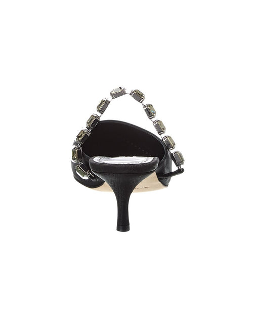 Manolo Blahnik Humibamu 50 Mule | ShopSimon