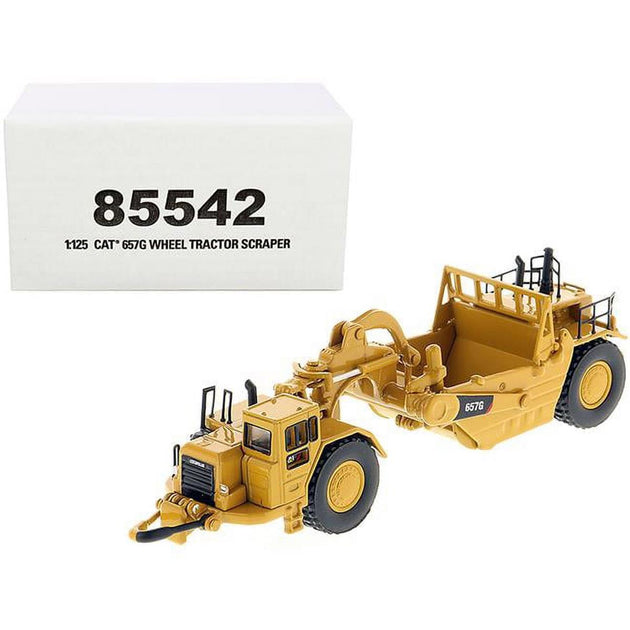 DIECAST MASTERS Wheeled Scraper Tractor High Line Series 1 By 125 Diecast Model Car For Cat ...