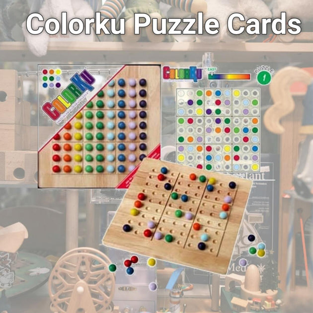 Mad Cave Games Colorku Puzzle Cards | ShopSimon