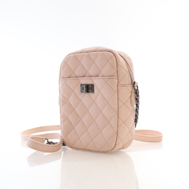 Chanel 16p Reissue Camera Bag Pink Calfskin | ShopSimon