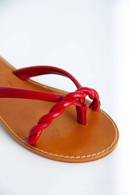 Santa Ynez General Women's Faraday Thong In Red | ShopSimon