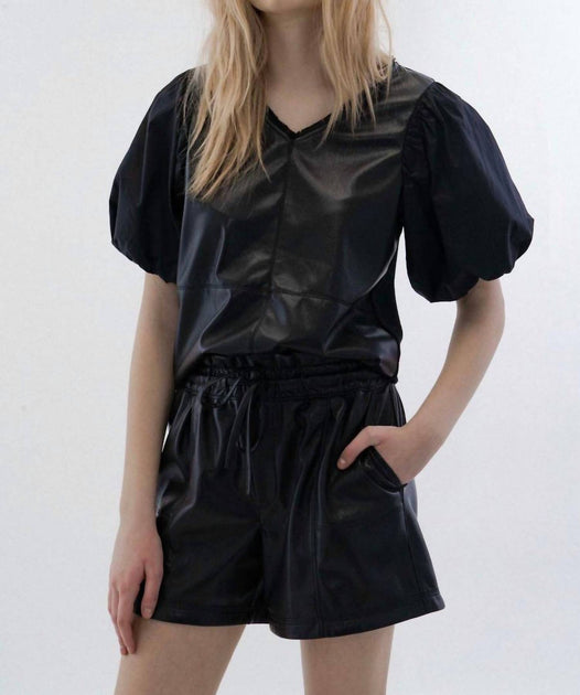 MELISSA NEPTON Jilla Top In Black | ShopSimon