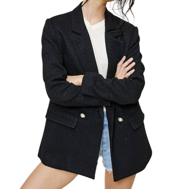 Mimosa Vera Jacket In Black | ShopSimon