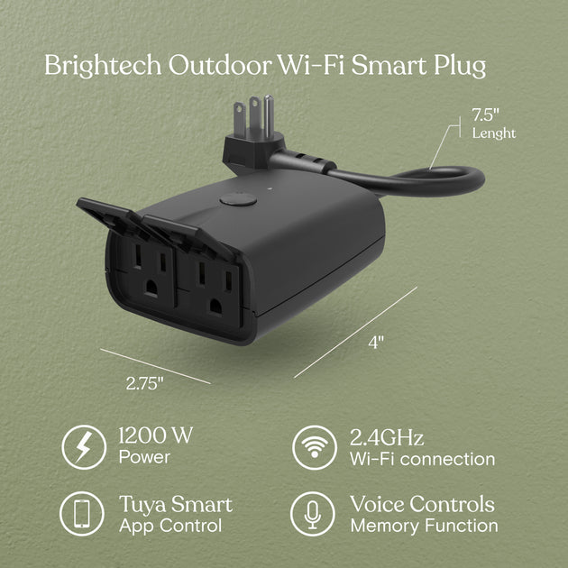 Brightech Smart Wifi Outdoor Plug | ShopSimon