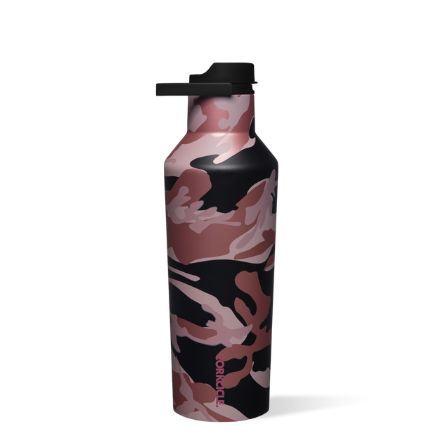 CORKCICLE 32oz Rose Camo Camo Sport Canteen | ShopSimon