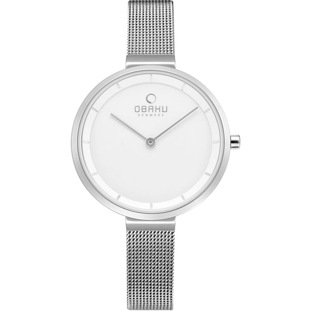 Obaku Women's Classic White Dial Watch | ShopSimon
