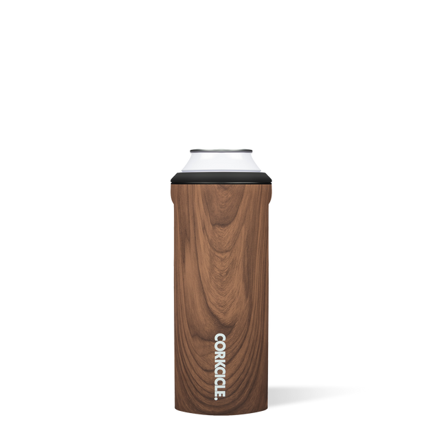 CORKCICLE Slim Walnut Wood Can Cooler | ShopSimon