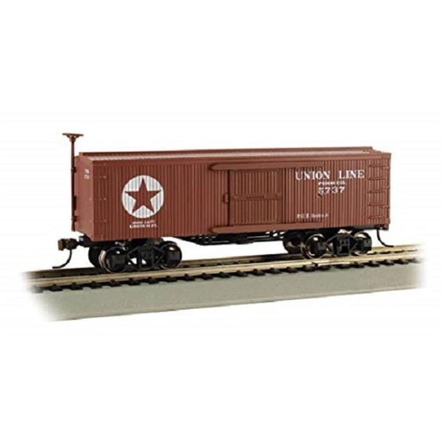 BACHMANN Ho Scale Union Line Old Time Model Box Train Car | ShopSimon