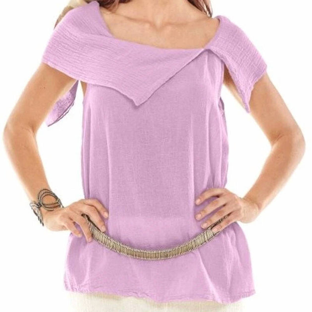 Oh My Gauze! Bird Blouse In Orchid | ShopSimon