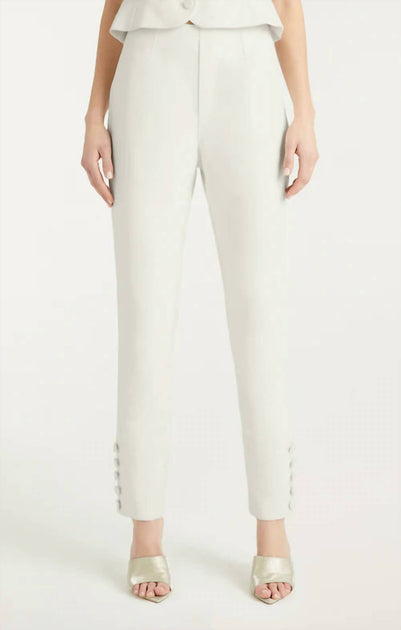 cinq a sept Rowena Pant In White | ShopSimon