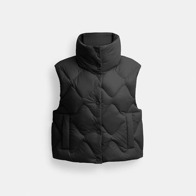 Coach Outlet Quilted Vest In Recycled Polyamide | ShopSimon