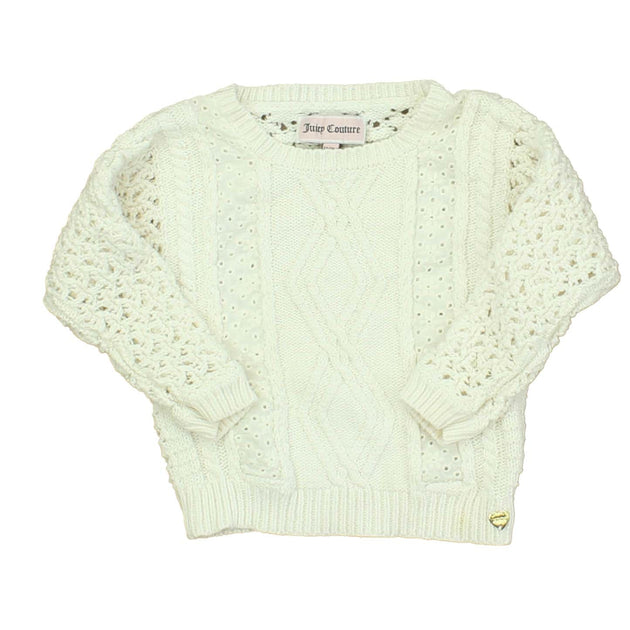 Juicy Couture Girls White Sweater | ShopSimon