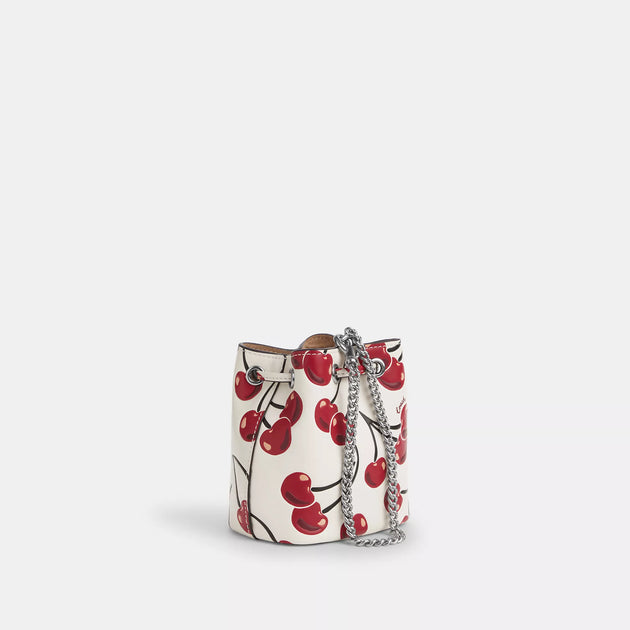 Coach Outlet Drawstring Wristlet With Cherry Print | ShopSimon