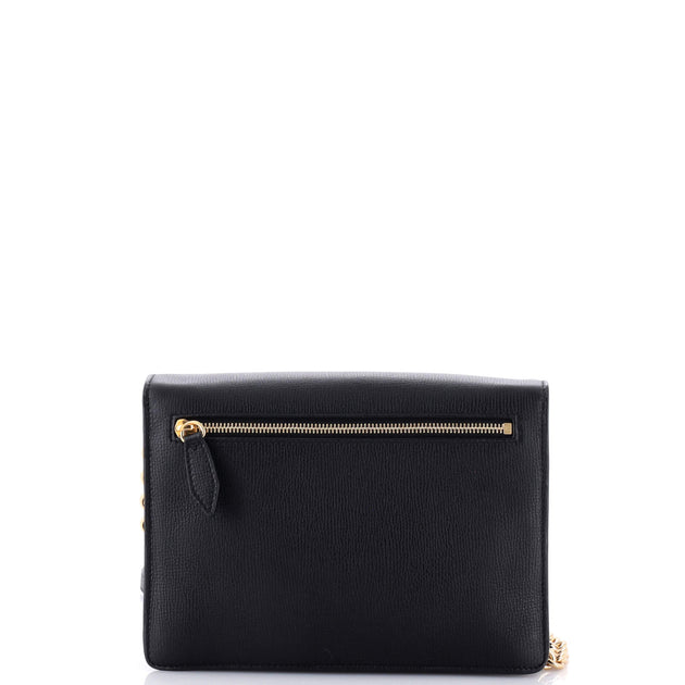 Burberry Macken Crossbody Bag Leather and House Check Canvas Small ...