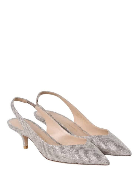 Stuart Weitzman Eva Pointed-toe Slingback Pumps | ShopSimon