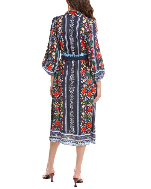 Garrie B Tie Waist Shirtdress | ShopSimon