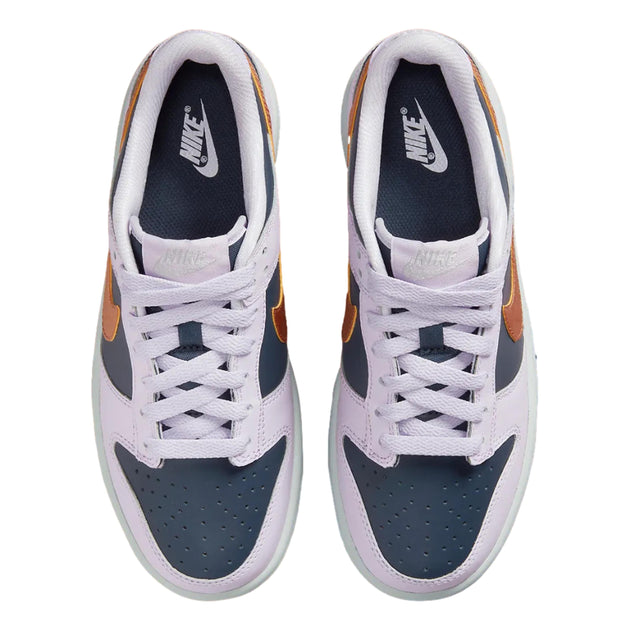 Nike Dunk Low Se Thunder Blue/metallic Copper Dx1663-400 Grade-school ...