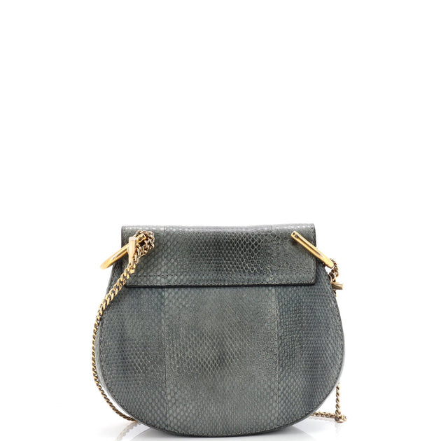 Chloe Drew Crossbody Bag Python Mini | ShopSimon