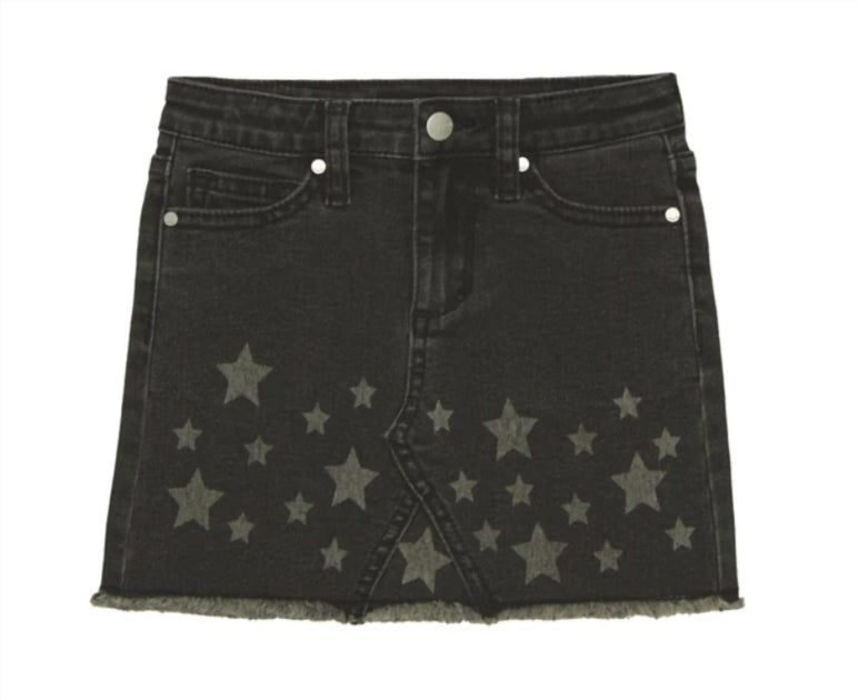 Joe's Jeans Girl's Darla Mini Skirt In Black | ShopSimon