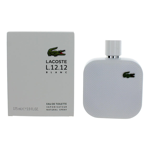 Lacoste L.12.12 White Blanc By , 5.9 Oz Eau De Toilette Spray For Men ...
