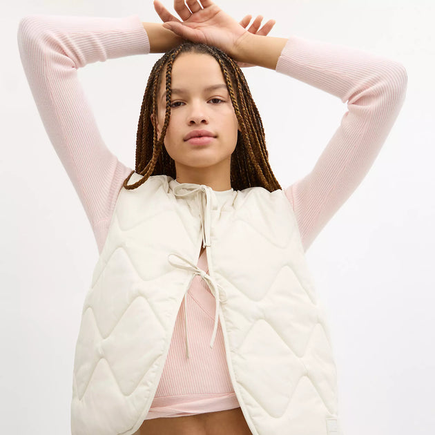 Coach Outlet Quilted Tie Front Vest | ShopSimon