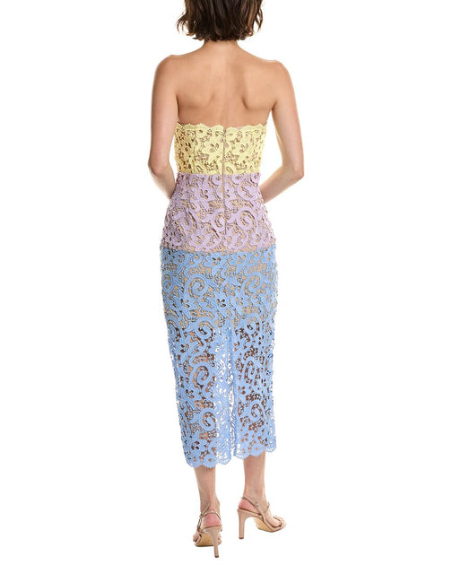 Milly Kait Lace Midi Dress | ShopSimon