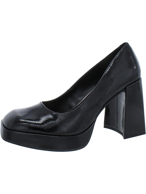 Kenneth Cole New York BRI PUMP Womens Slip On Block Heel Pumps | ShopSimon