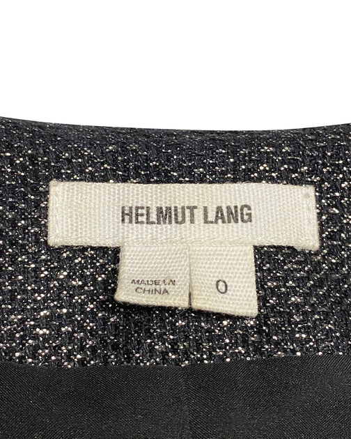 Helmut Lang Shy Jacket In Black Cotton | ShopSimon