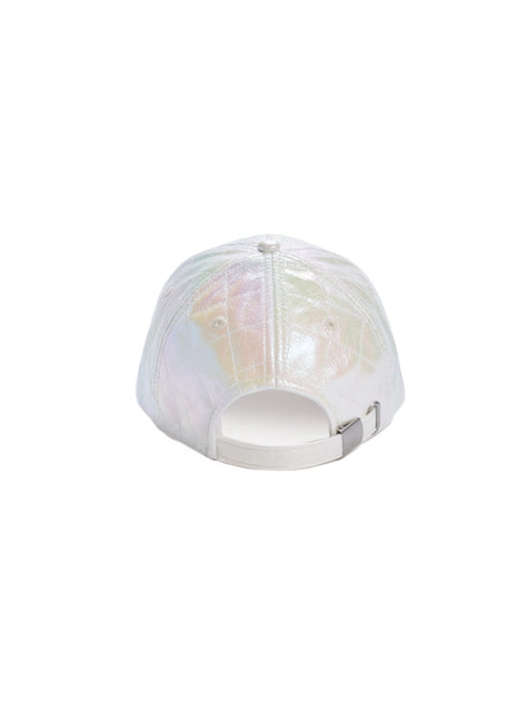 Guess Factory Quilted Iridescent Logo Baseball Hat | ShopSimon