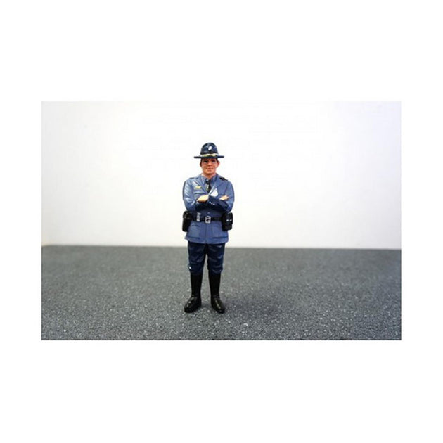 American Diorama State Trooper Tim Figure For 1-18 Diecast Model Cars ...