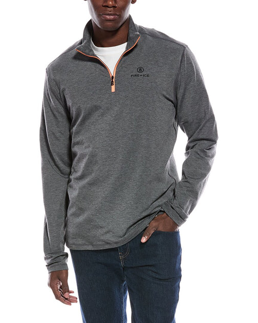 Bogner Technical Mock Neck 1/4-zip Pullover | ShopSimon