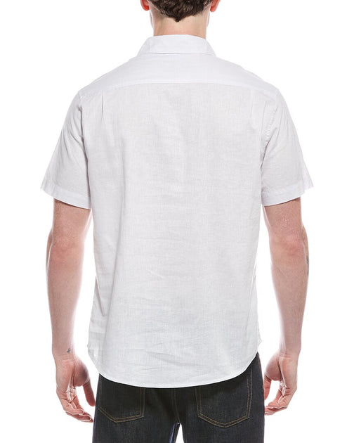 Report Collection Linen-blend Sport Shirt | ShopSimon
