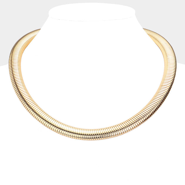 FASHNZFAB Metal Snake Chain Necklace | ShopSimon