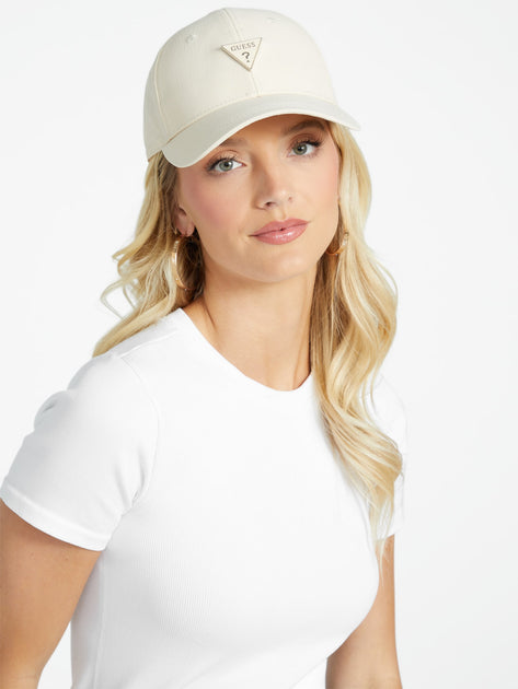 Guess Factory Enamel Logo Nylon Baseball Hat | ShopSimon