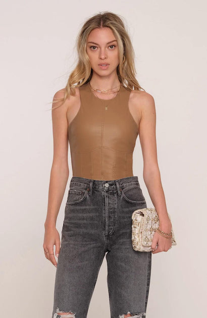 heartloom Jolyne Top In Camel | ShopSimon