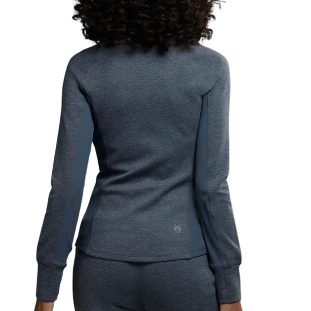 Greyson Clothiers Sequoia Full Zip Jacket In Smoke Heather | ShopSimon