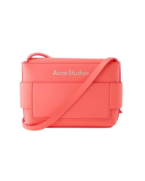 Acne Studios Musubi Wallet On Chain - - Leather - Electric Pink | ShopSimon