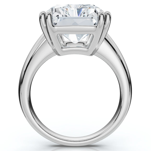 Pompeii3 Certified 11Ct Radiant Cut Diamond Engagement Ring 14k Gold ...
