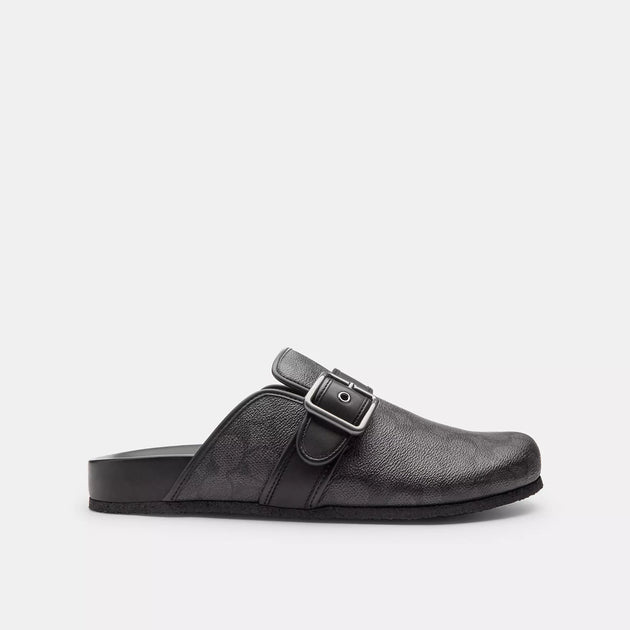 Coach Outlet Benjamin Clog In Signature Canvas | ShopSimon