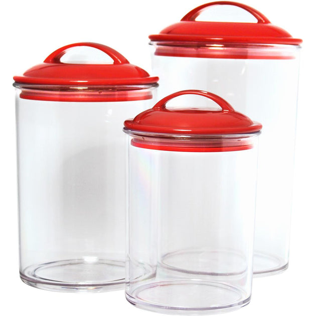Reston Lloyd Calypso Basics By Acrylic Storage Canisters, Set Of 3 ...