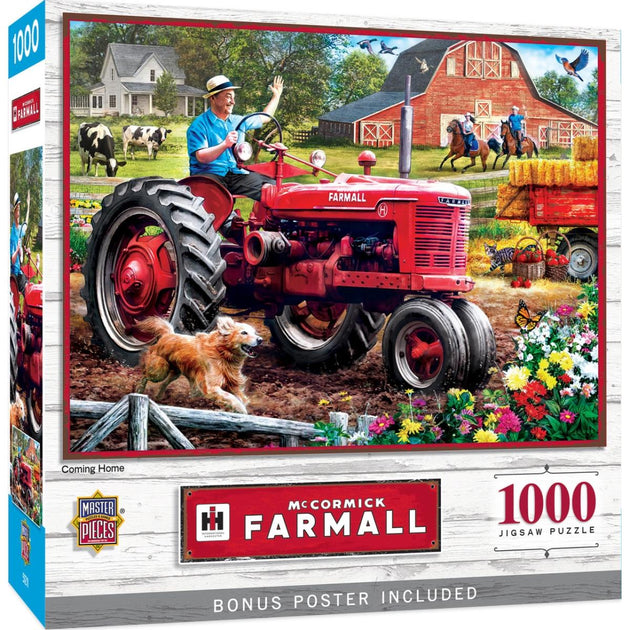 Masterpieces Farmall Case Ih Coming Home Puzzle 1000 Piece | ShopSimon