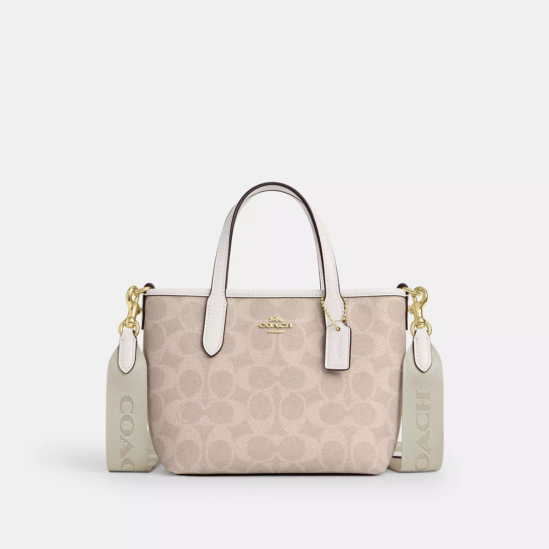 Coach Outlet City Mini Tote Bag In Signature Canvas | ShopSimon Coach Outlet City Mini Tote Bag In Signature Canvas | ShopSimon