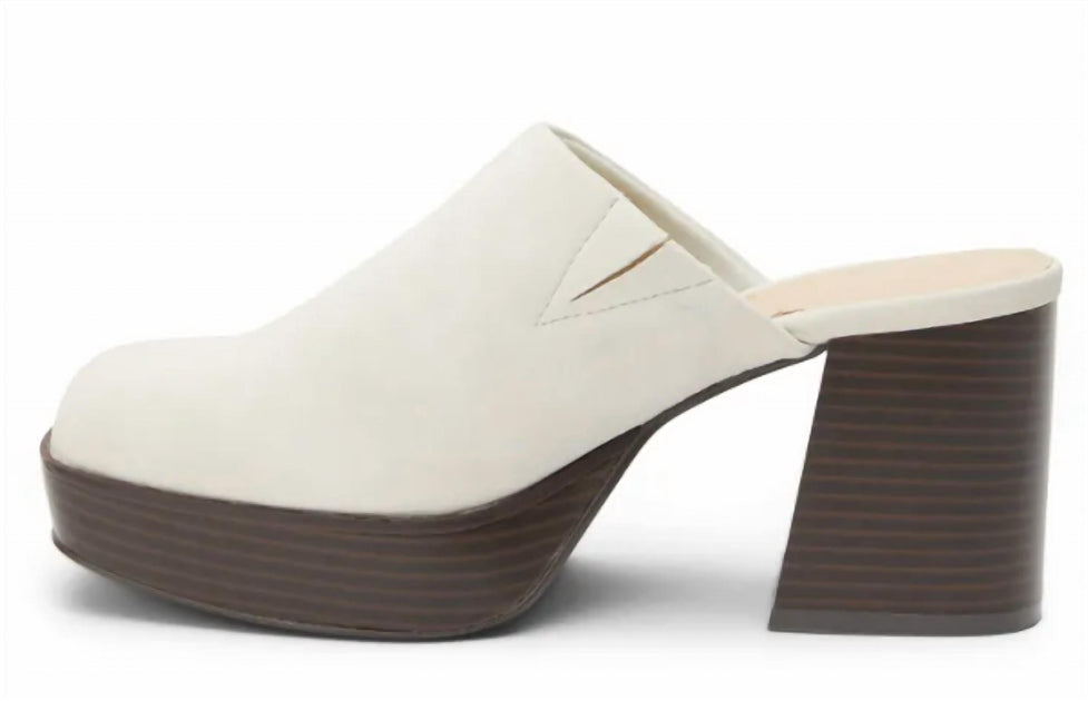 Coconuts by Matisse Women's Fiona Mule In Ivory | ShopSimon