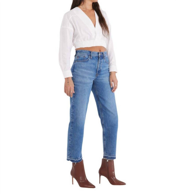 ETICA Tyler Straight Crop In Cielo | ShopSimon