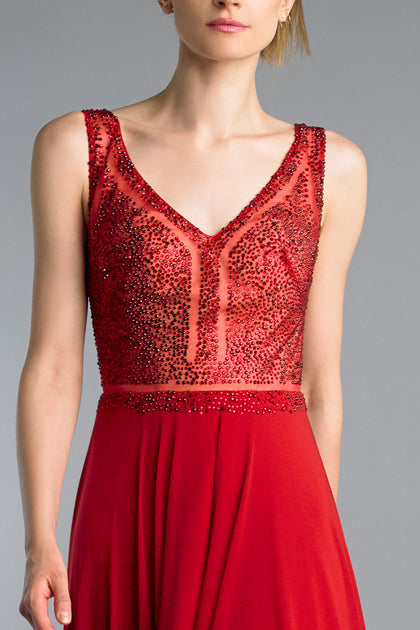 Basix Black Label V Front V Back Dress | ShopSimon